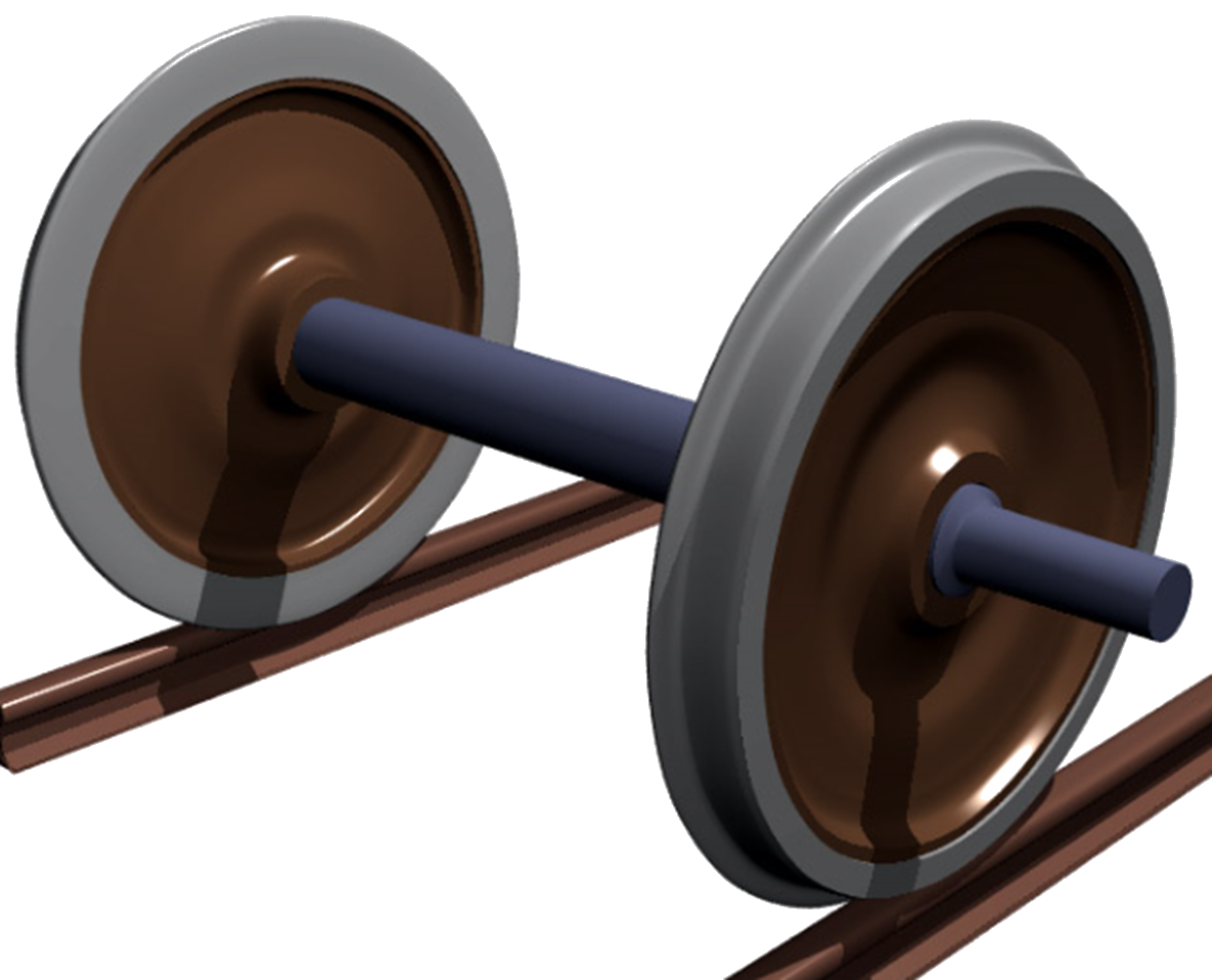 Parts washer machine for Cleaning and drying railway axles